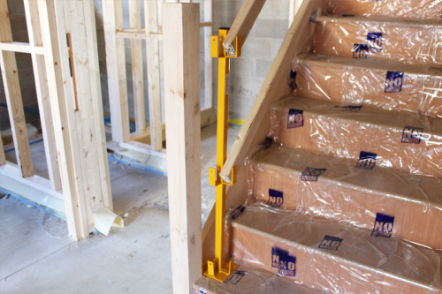 1 Piece Edge Protection Post | 30 x 30 | Handrail Safety Systems